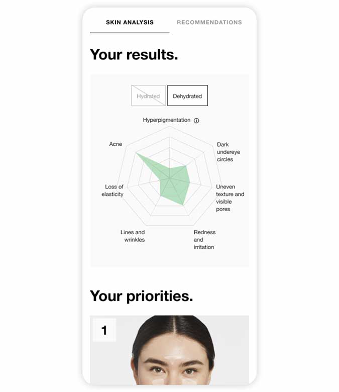 Clinique Clinical Reality - AI Skin Analysis Online